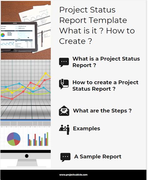 Project Status Report Template Example Steps Projectcubicle