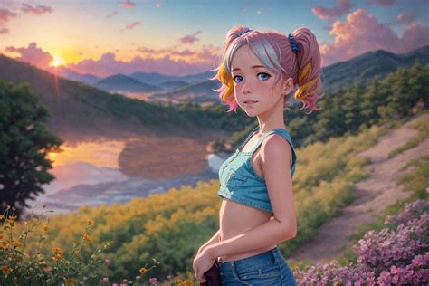 Sunset Girl 2 By Neuromage On Deviantart