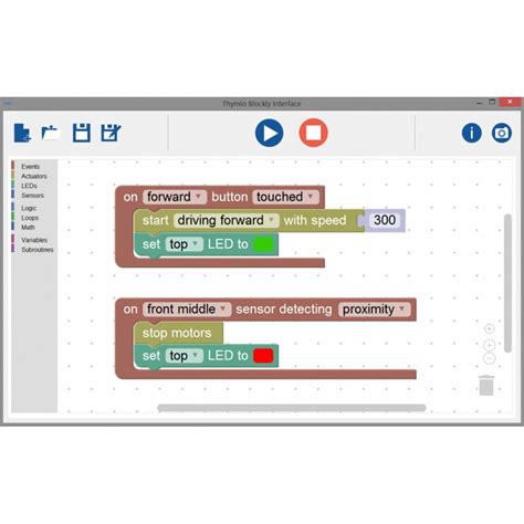 robot thymio 2 pour l apprentissage du codage et la programmation