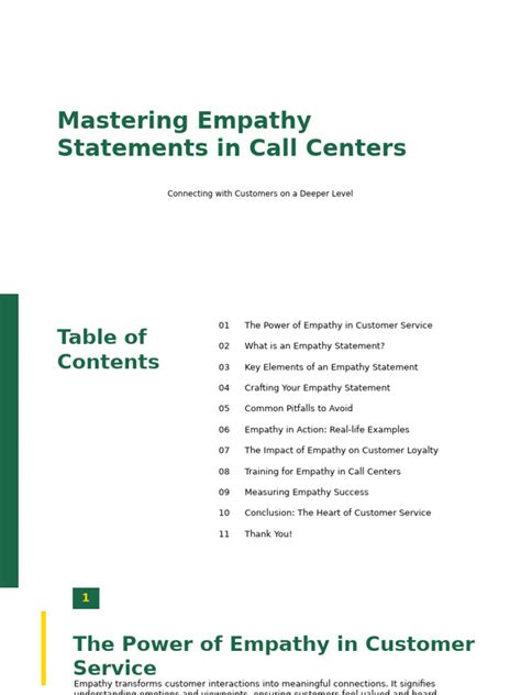 Mastering Empathy Statements In Call Centers Pdf