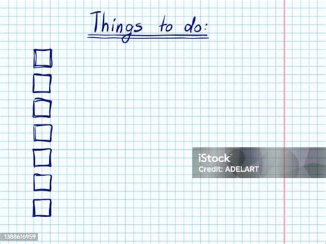 낙서 체크리스트 노트북 용지의 작업 플래너 파란색 펜 낙서 블루 펜 핸드 그린 효과 일러스트 해야 할 일들 벡터 용지 노트