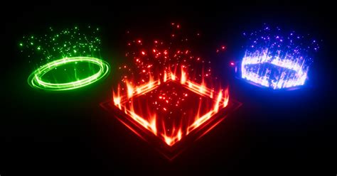 Selection Bases Fx Vfx Particles Unity Asset Store