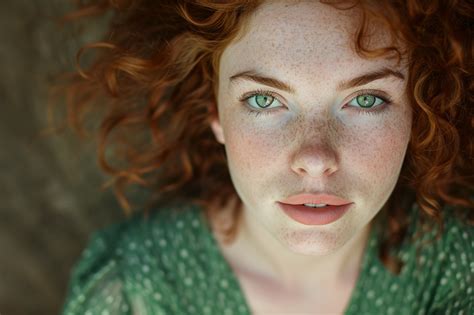 Download Ai Generated Woman Freckles Royalty Free Stock Illustration