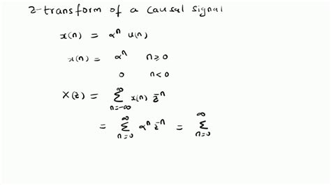 determine the causal signal x n having the z transform at eric sanford