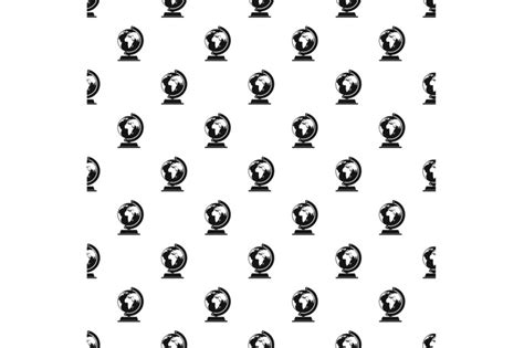 Globe Pattern Seamless Vector By Anatolir56 Thehungryjpeg