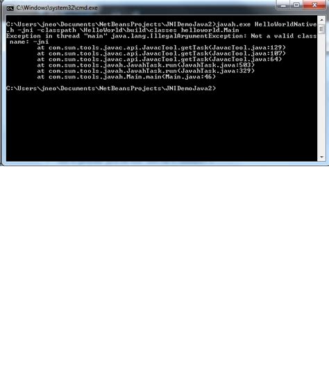 C Unable To Generate Native File Using Jni From Java In Netbeans Stack Overflow