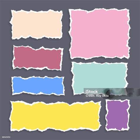 흰색 찢어진 종이 찢어진 시트 가장자리 조각 메모 스크랩 또는 노트북 페이지 벡터 배경 메모장 찢어진 종이 메시지 메모 페이지 또는 배너 및 골판지 빈 찢어진 조각 스트립