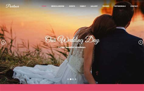 Wedding Html Bootstrap Web Template Free Download