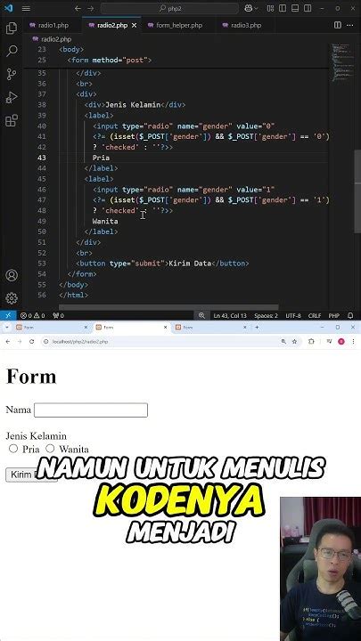 Helper Untuk Radio Skysen Coding Php Youtube