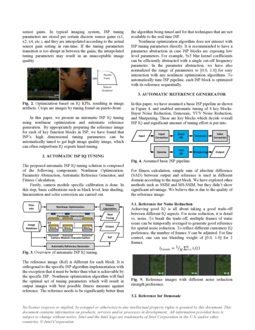 Automatic ISP Image Quality Tuning Using Non Linear Optimization DeepAI