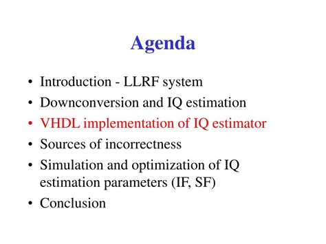 PPT Estimation Of IQ Vector Components Of RF Field Theory And Implementation PowerPoint