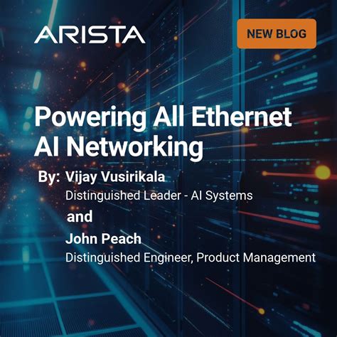 How Ethernet Is Powering Ai Networking Arista Networks Posted On The Topic Linkedin