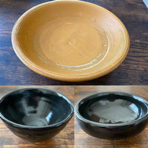 未使用 手作り 陶器 陶芸品 皿 小鉢 茶碗 受け皿 食器 プレート メルカリ