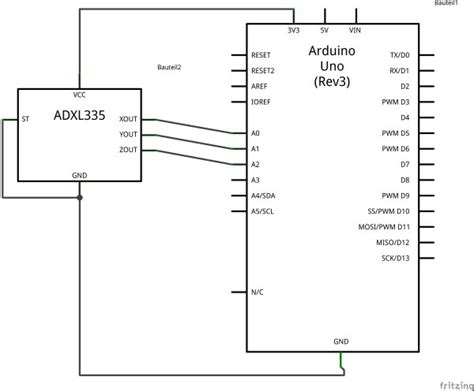 Connecting The ADXL To The Arduino Duino
