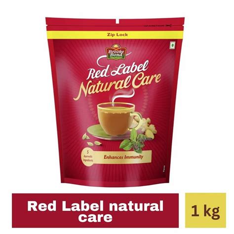 Red Label Natural Care 1 Kg Brooke Bond Red Label Tea रेड लेबल टी