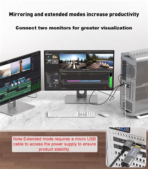 Switchflux Hdmi To Displayport Adapter Pack K Hz Hdmi To Dp Converter Aluminium Male To