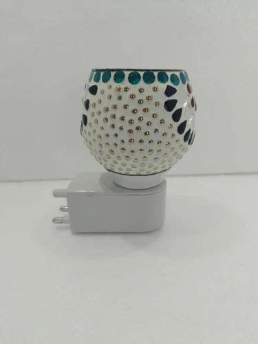 Night Lamp Round Printed Shape Electric Diffuser Moderncontemporary