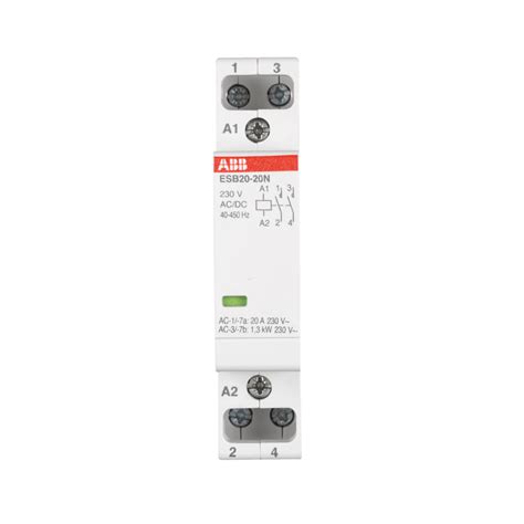 Contactor modular 20A 2ND 230V/50HZ, Abb ESB20-20N