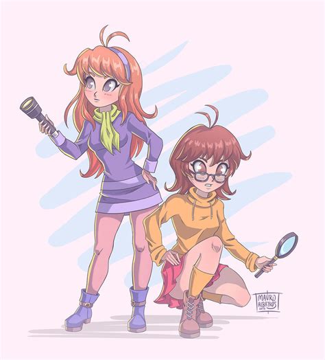 Velma And Daphne By Mauroalbatros On Deviantart