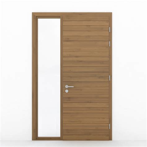 ผลิตภัณฑ์ ประตูทางเข้ารอง Ts Teak ออกแบบ ติดตั้ง ประตู ทางเข้ารอง จากไม้สักแปรรูป ทำสีสำเร็จ