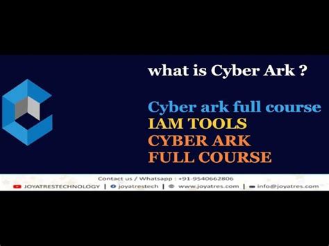 Joyyatres Technologies On Linkedin Cyberark Tutorial Learn Cyberark