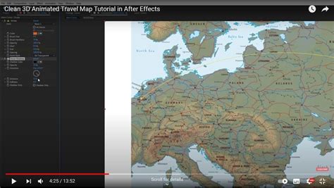 How To Create Animated Maps In After Effects [with Without Templates]