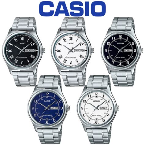 Casio Analog Mens Watch Mtp V006d Shopee Malaysia