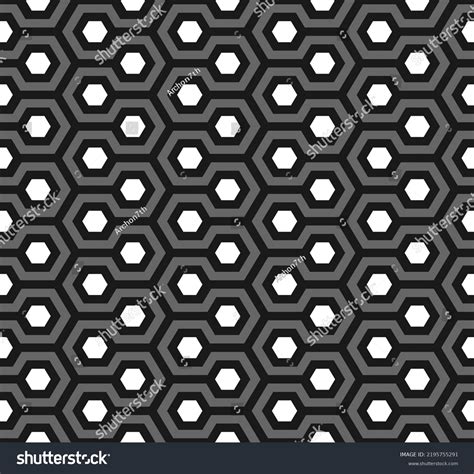 Vector Modern Seamless Geometry Pattern Hexagon Stock Vector Royalty Free 2195755291