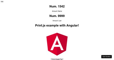 Printjs With Angular Forked Codesandbox