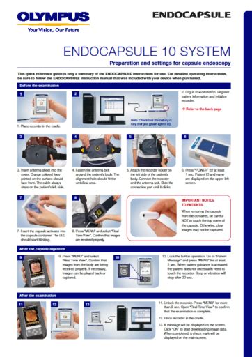 Posters For Preparation And Settings Olympus Professional Education
