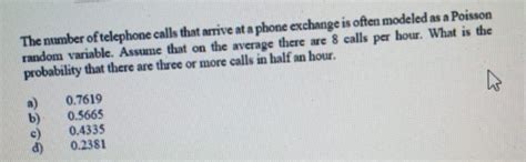Solved If Be A Random Sample Taken From A Poisson