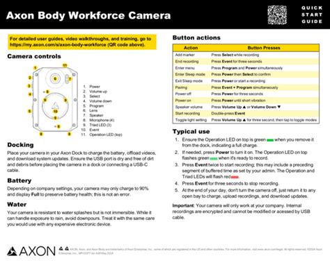 Axon Body Workforce Setup User Manual Maintenance Troubleshooting