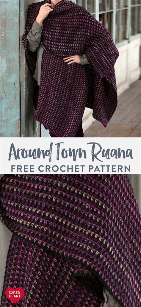 Ruana Crochet Pattern Free Pattern Inspiration Daily