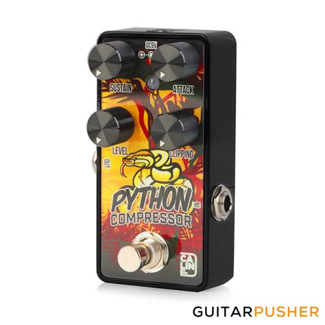 caline g 012 python compressor effect pedal guitarpusher