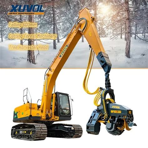 The Forestry Machinery Lumbering Efficient Logging Tree Farm Tractor