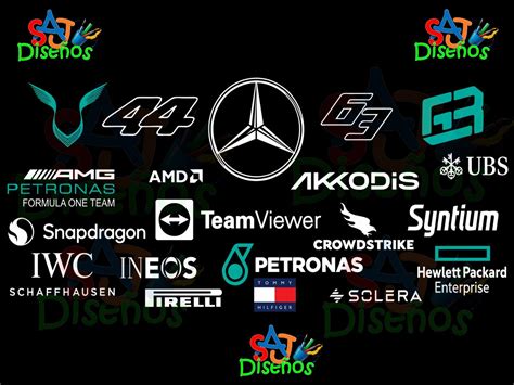 Mercedes Formula 1 Logos Etsy