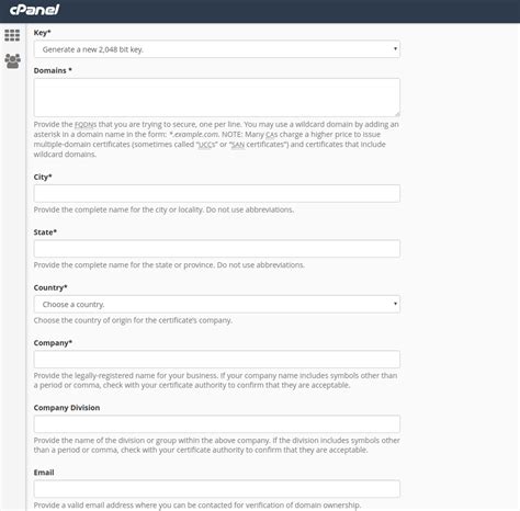 Cara Generate CSR Di CPanel Secara Mudah Rumahweb
