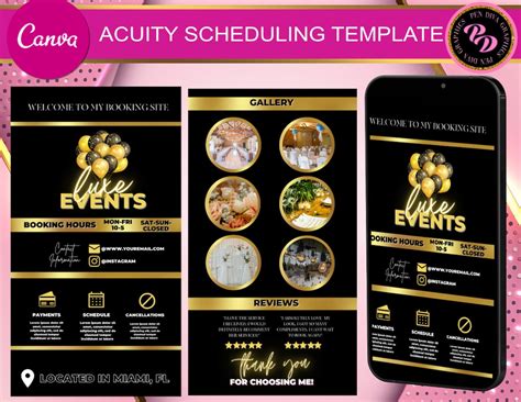 Acuity Schedule Template DIY Acuity Template Squarespace Template Acuity Template Acuity
