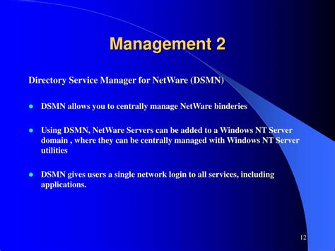Ppt Integrating Windows Nt Server 40 With Netware Unix Ibm And