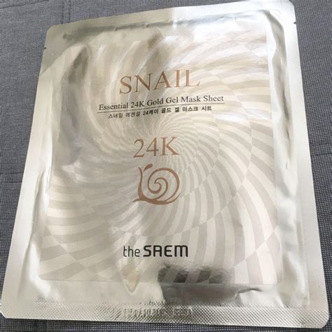 【値下げ交渉可】the Saem Snail 24k Gold Gel Mask パックフェイスマスク