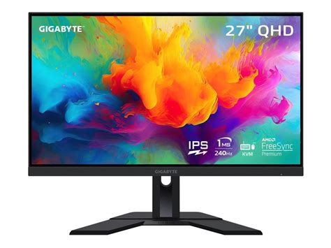 "GIGABYTE M27Q X 27"" Gaming Monitor, QHD 2560x1440, 240Hz, 1ms, AMD ...