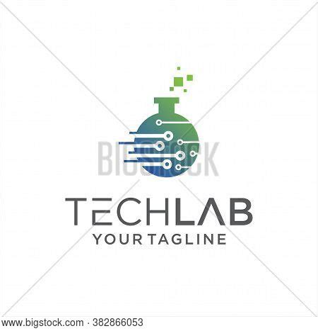 Tech Lab Logo Design Vector Photo Free Trial Bigstock