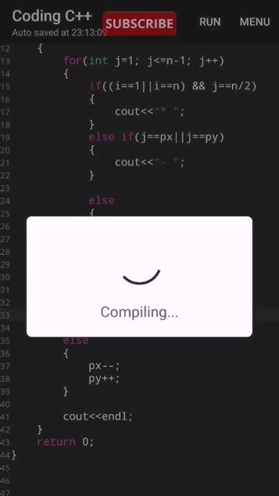 Best C Pattern Program Tutorial Video 💯🧠 Codewriter07 Coding