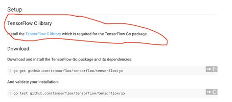 Linux Cant Install Go Tensorflow Stack Overflow