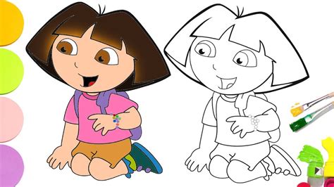 تعليم الرسم للمبتدئين كيفية رسم دورا طريقة رسم دورا طريقه رسم