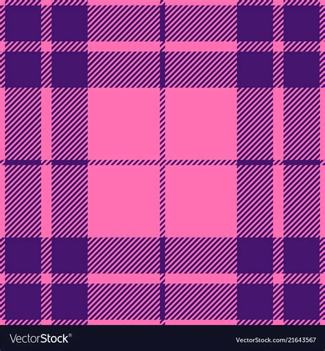 Pink And Purple Plaid Background