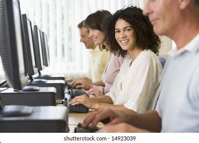 Adult Computer Class Images Stock Photos Vectors Shutterstock
