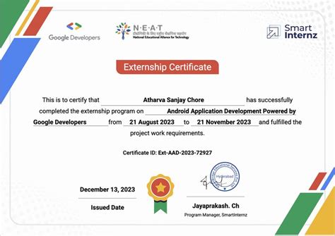 atharva chore on linkedin androidappdevelopment kotlin smartinternz