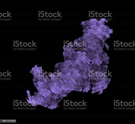 바이올렛 추상 프랙탈 검은 배경에 그림입니다 판타지 프랙탈 텍스처입니다 디지털 예술입니다 3d 렌더링입니다 컴퓨터 생성 이미지 Led 조명에 대한 스톡 사진 및 기타 이미지