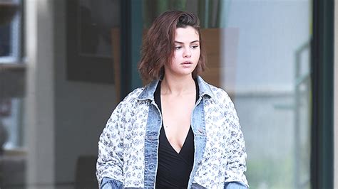 Selena Gomez Rocks Sexy Low Cut Look Confidently Stepping Out After